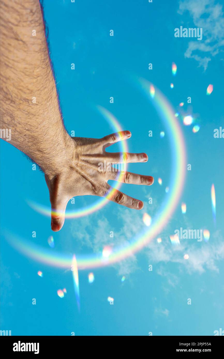 Arm hand raised hi-res stock photography and images - Alamy