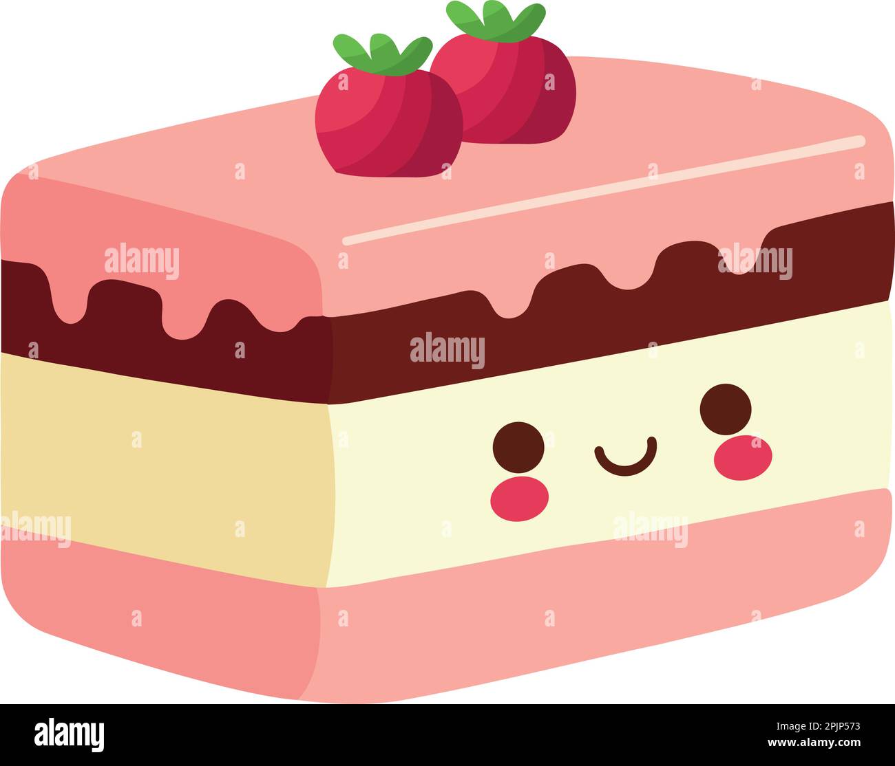 food baked into delicious strawberry desserts Stock Vector Image & Art ...