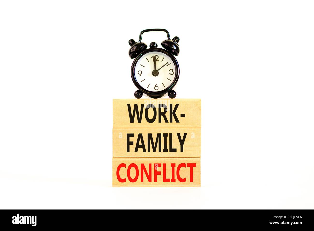 Work-family conflict symbol. Concept words Work-family conflict on ...