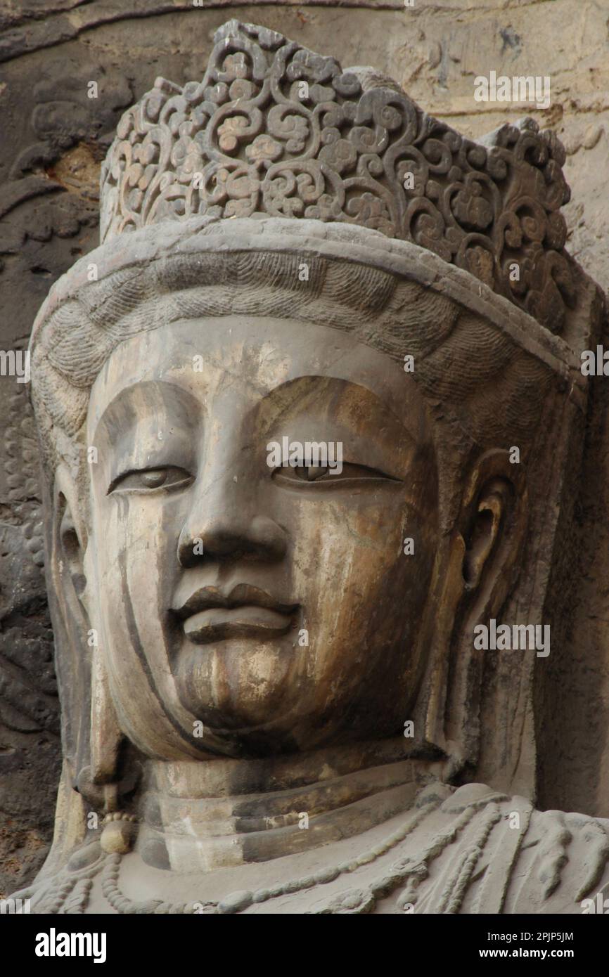 Fengxian Temple The Biggest Cave Of Longmen Grottoes Luoyang Henan ...