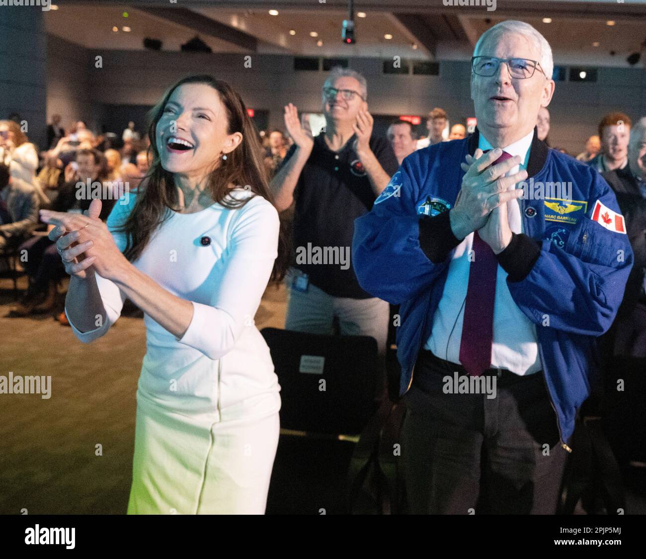 St. Hubert, Canada. 03rd Apr, 2023. Lisa Campbell, president of the ...