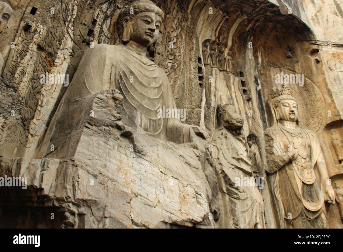 Fengxian Temple The Biggest Cave Of Longmen Grottoes Luoyang Henan ...