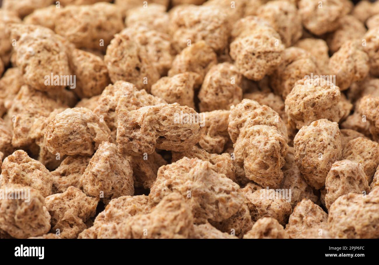 Close up of wheat bran pellets texture Stock Photo - Alamy
