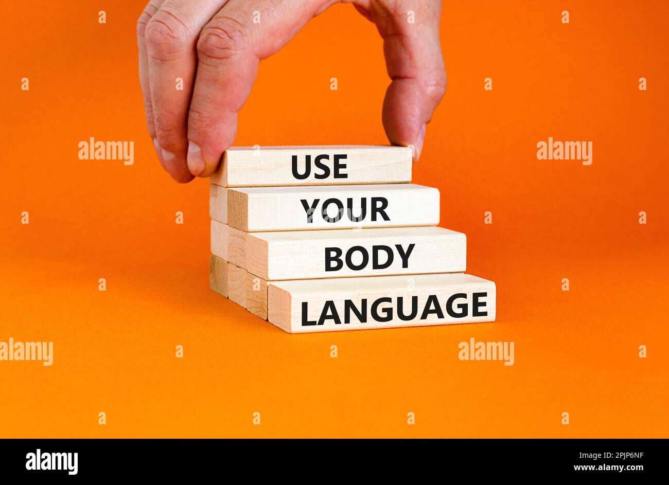 Use your body language symbol. Concept words Use your body language on ...