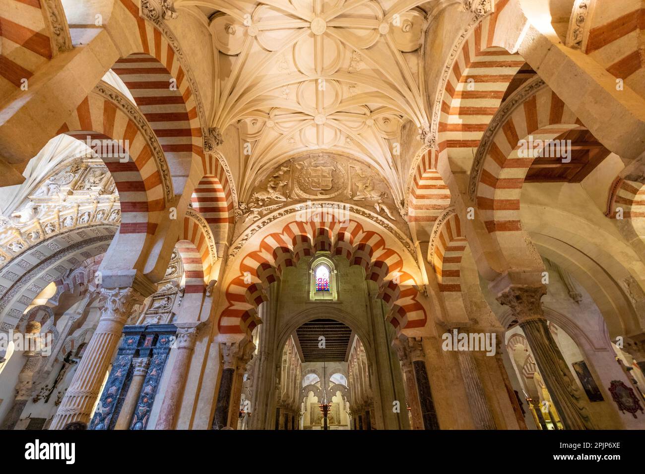 Interior of The Mosque – Cathedral of Cordoba, Cordoba, Andalusia ...