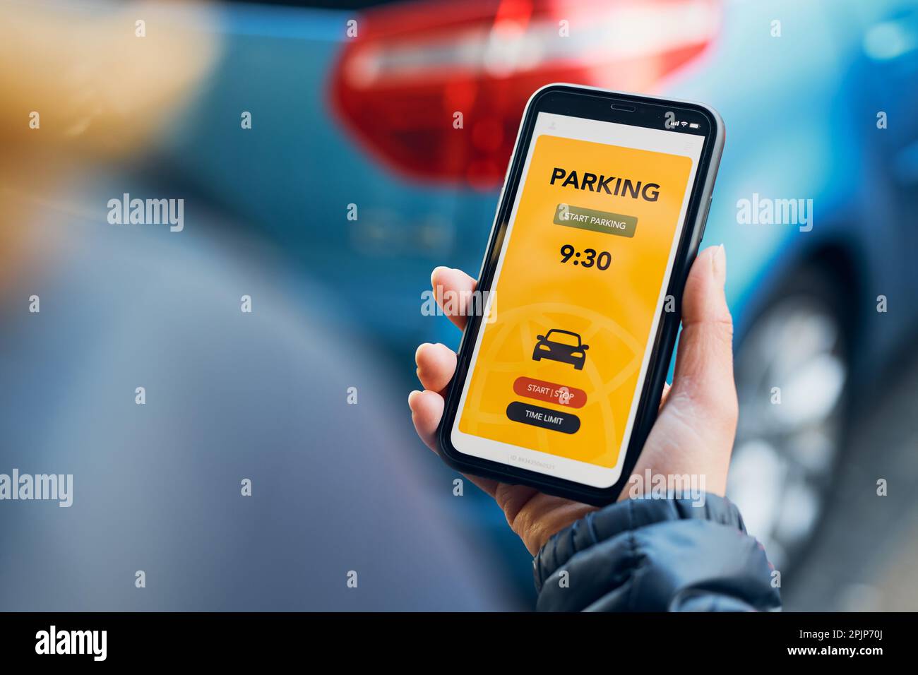 Mobile parking app hi-res stock photography and images - Alamy
