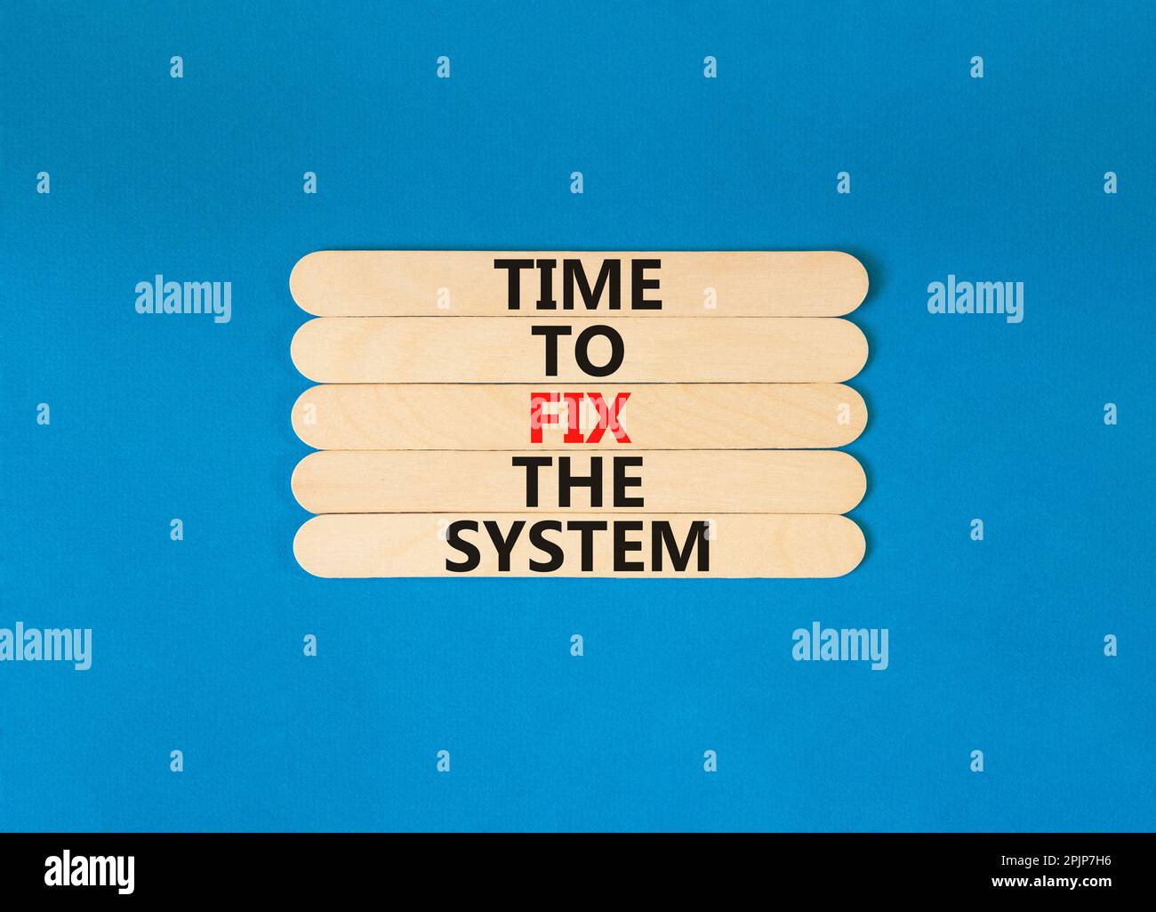 Time to fix the system symbol. Concept words Time to fix the system on ...