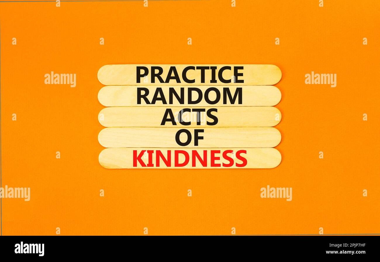 Practice random kind of kindness symbol. Concept words Practice random ...