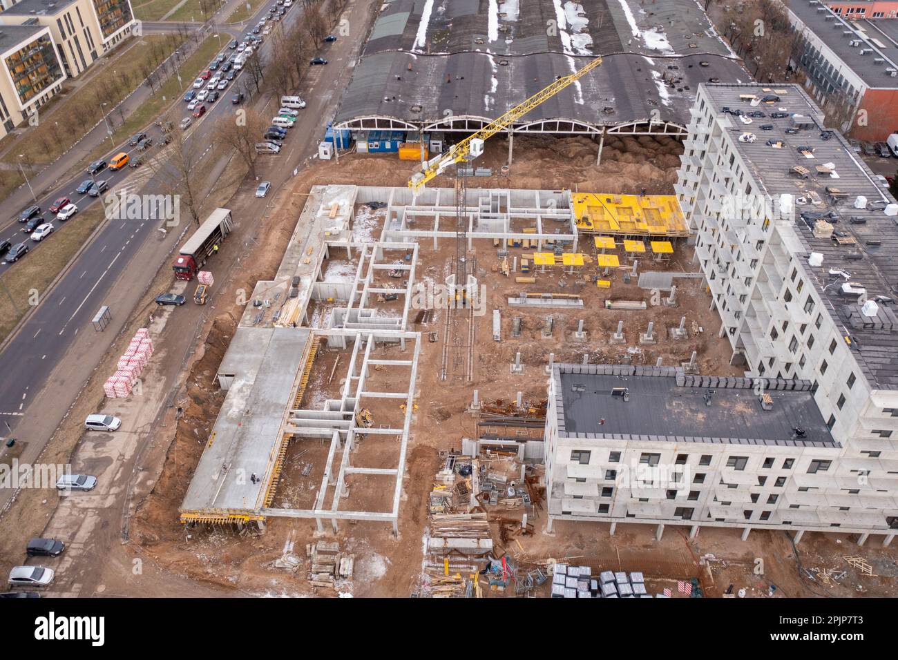 Overhead building hi-res stock photography and images - Alamy