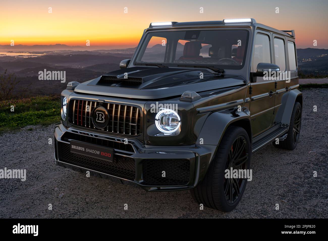 BRABUS 800 "SHADOW" - Limited Edition Stock Photo - Alamy