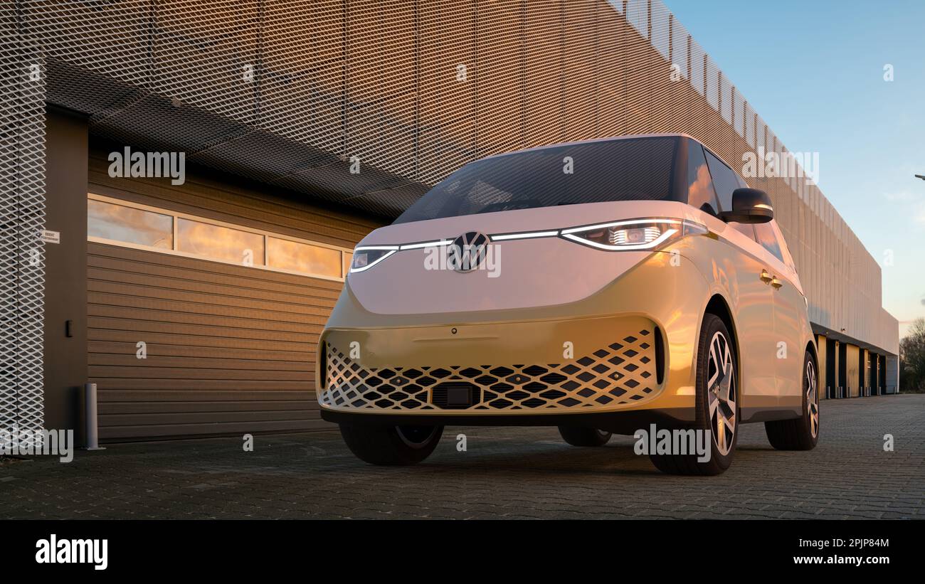 Electric vw id buzz hi-res stock photography and images - Alamy