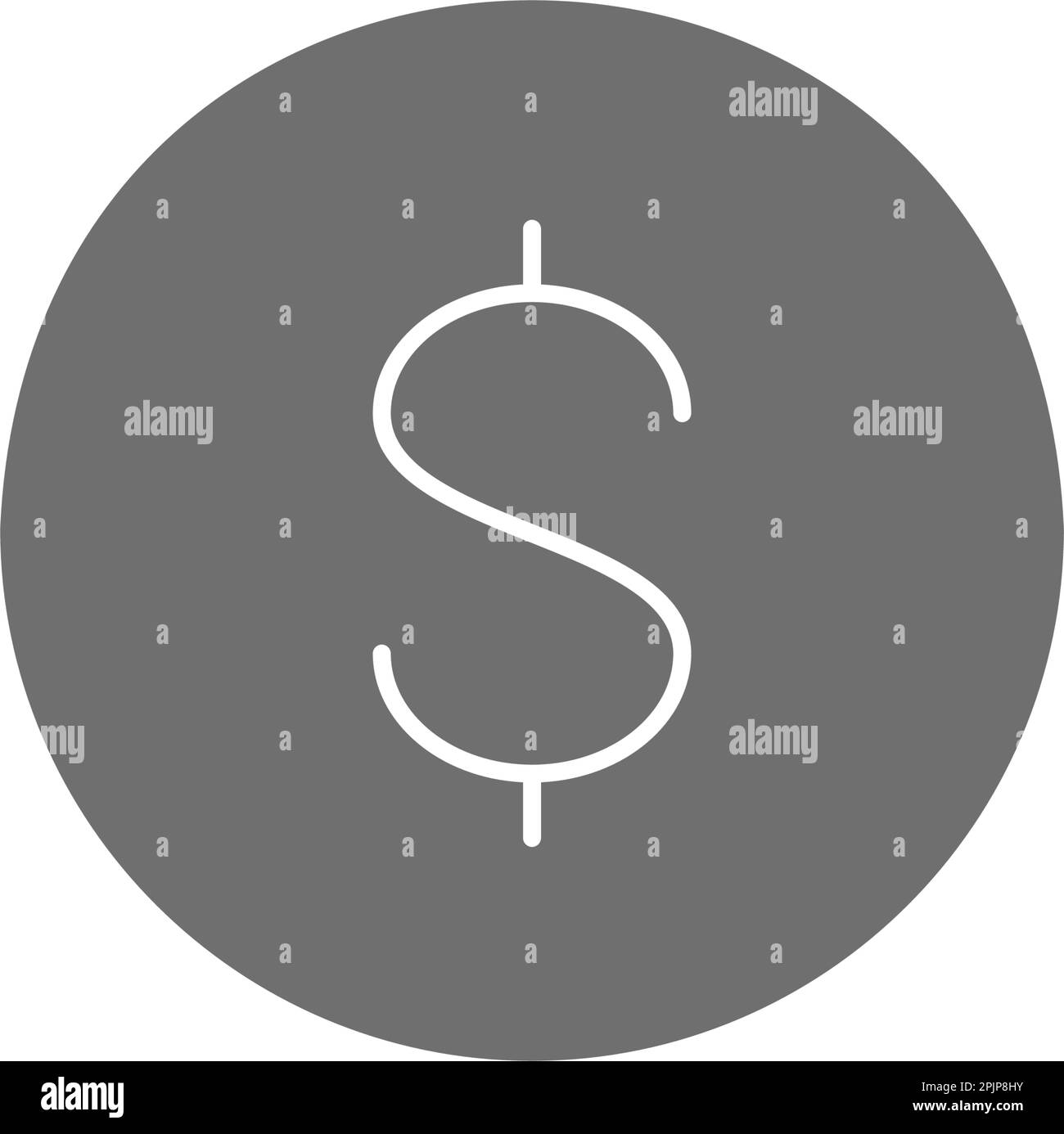 Coin, money, dollar grey fill icon. Finance, payment, invest finance ...