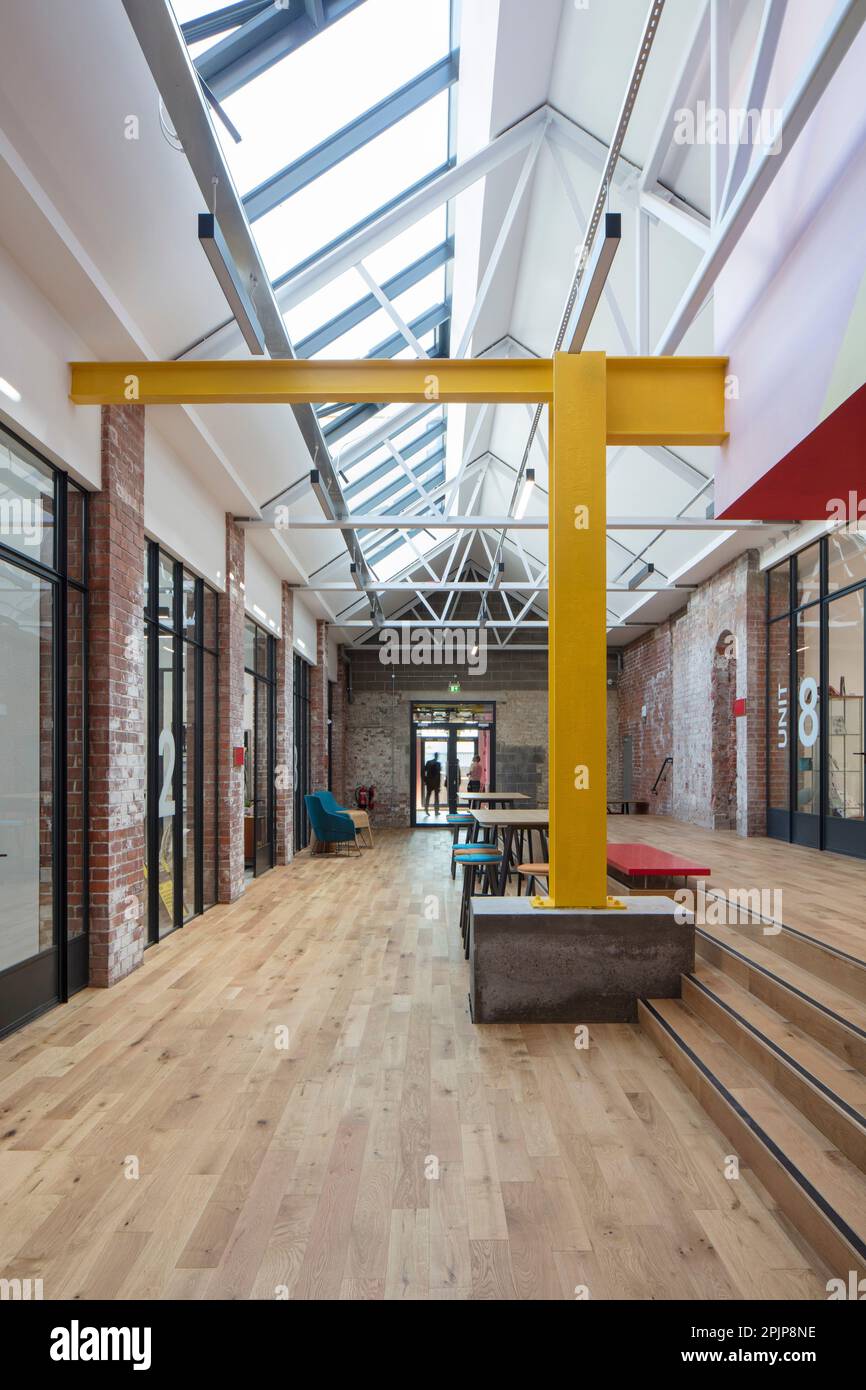 Main communal area, with dining table etc. Also shows the historical ...