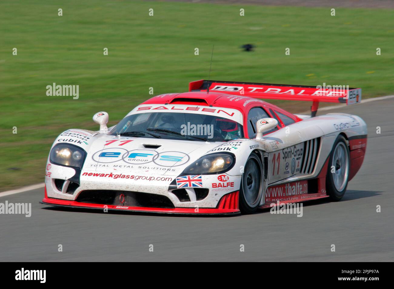 Saleen S7 R driven by Shaun Balfe and Jamie Derbyshire at the FIA GT ...