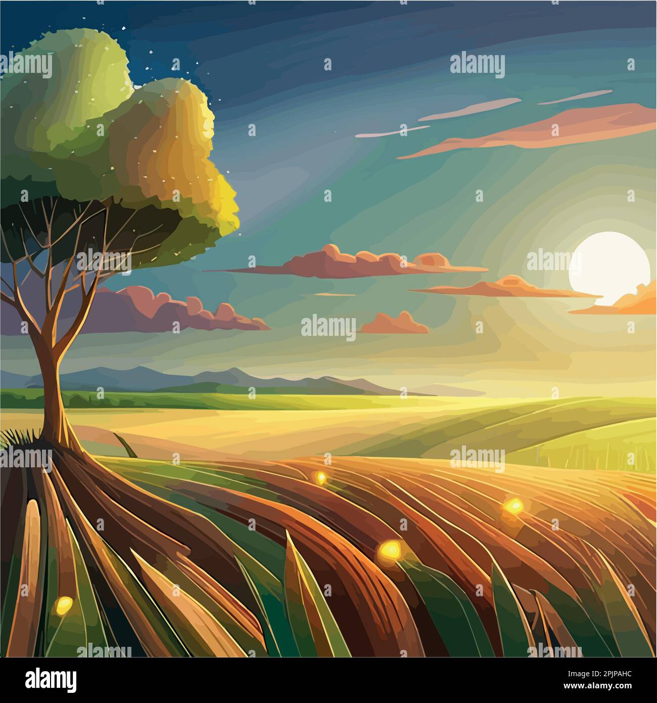 High plantation Stock Vector Images - Alamy