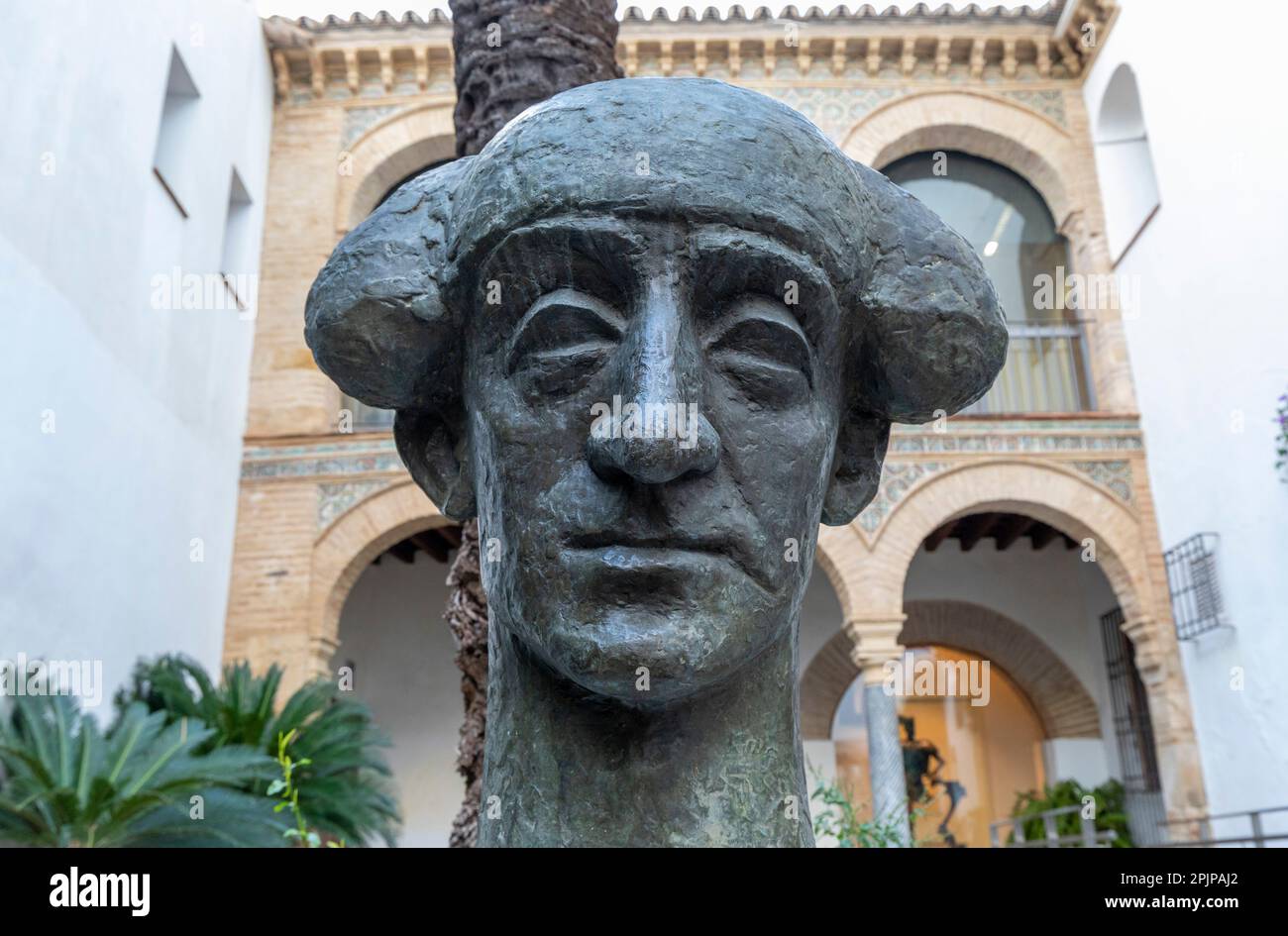 Bust of the Famous Bullfighter Manolete, Bullfighting Museum of Cordoba ...