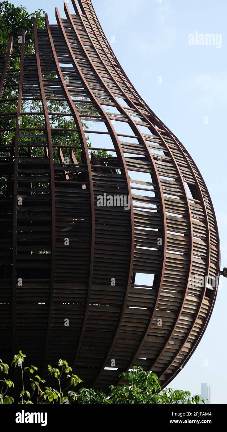 An architecturally unique structure resembling a fruit tree has been ...