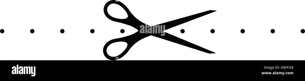 Scissor Cut Here Clip Art