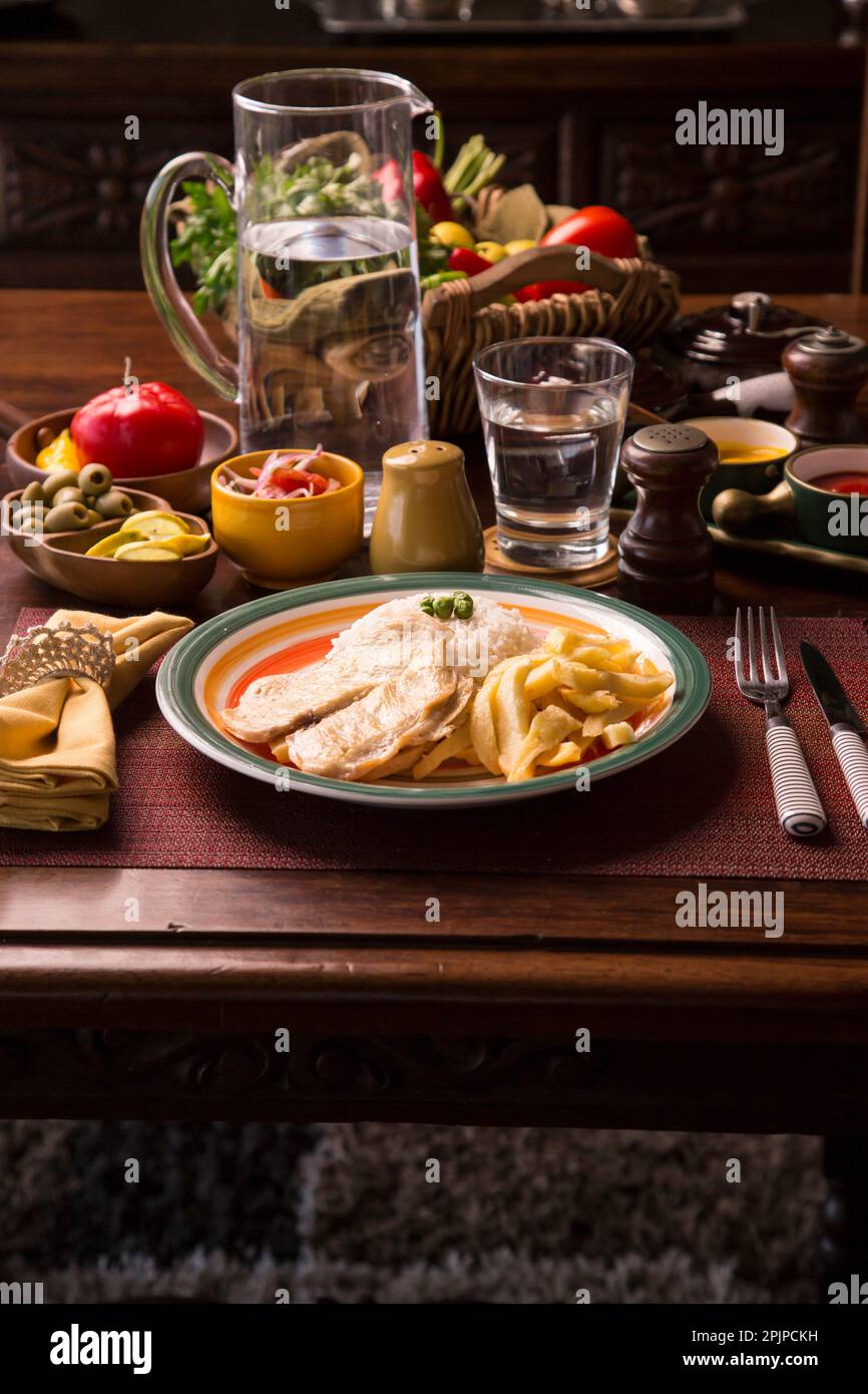 Peruvian food buffet table Assorted dishes gourmet cuisine Peru ...