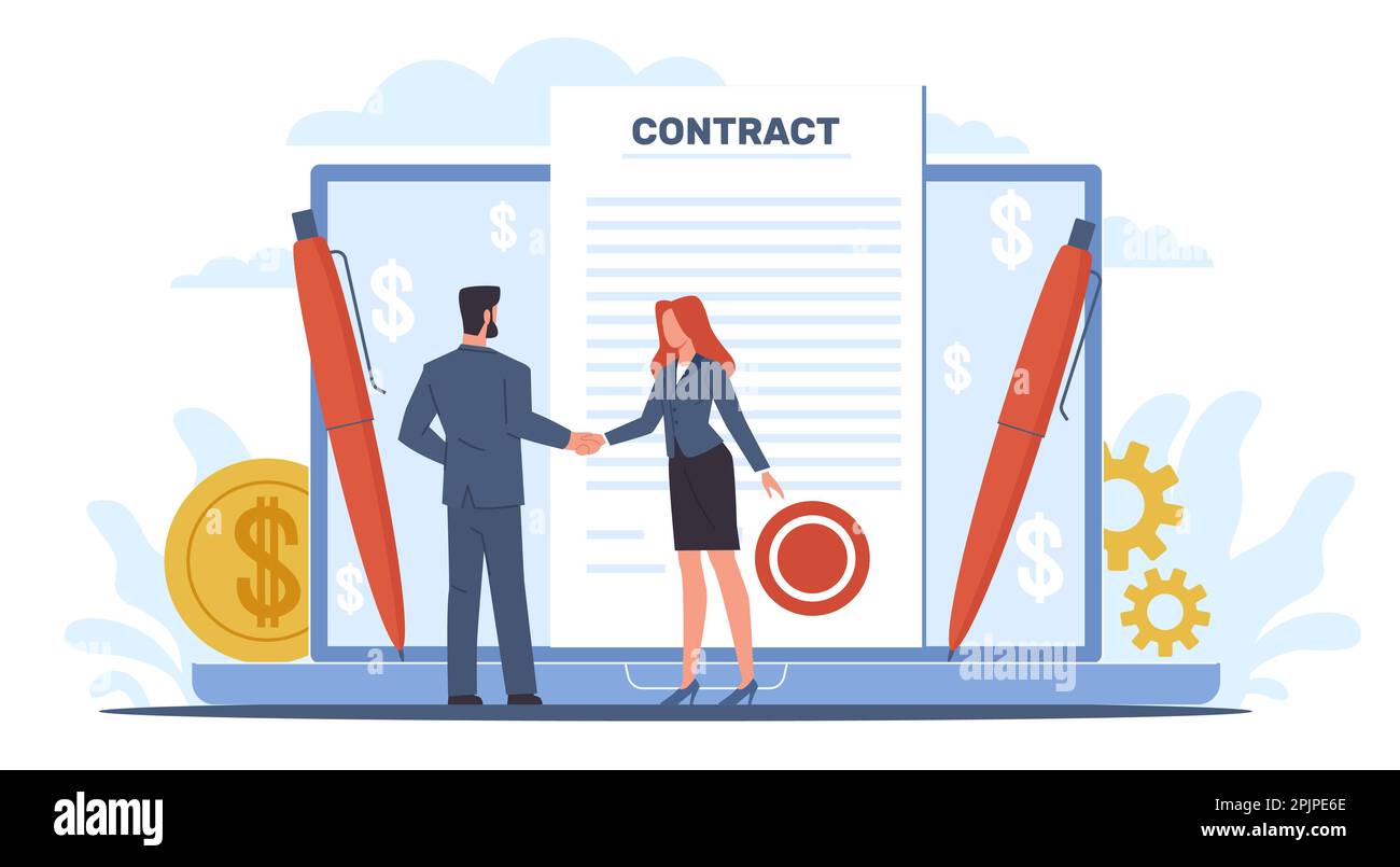 Professional relationships Stock Vector Images - Alamy