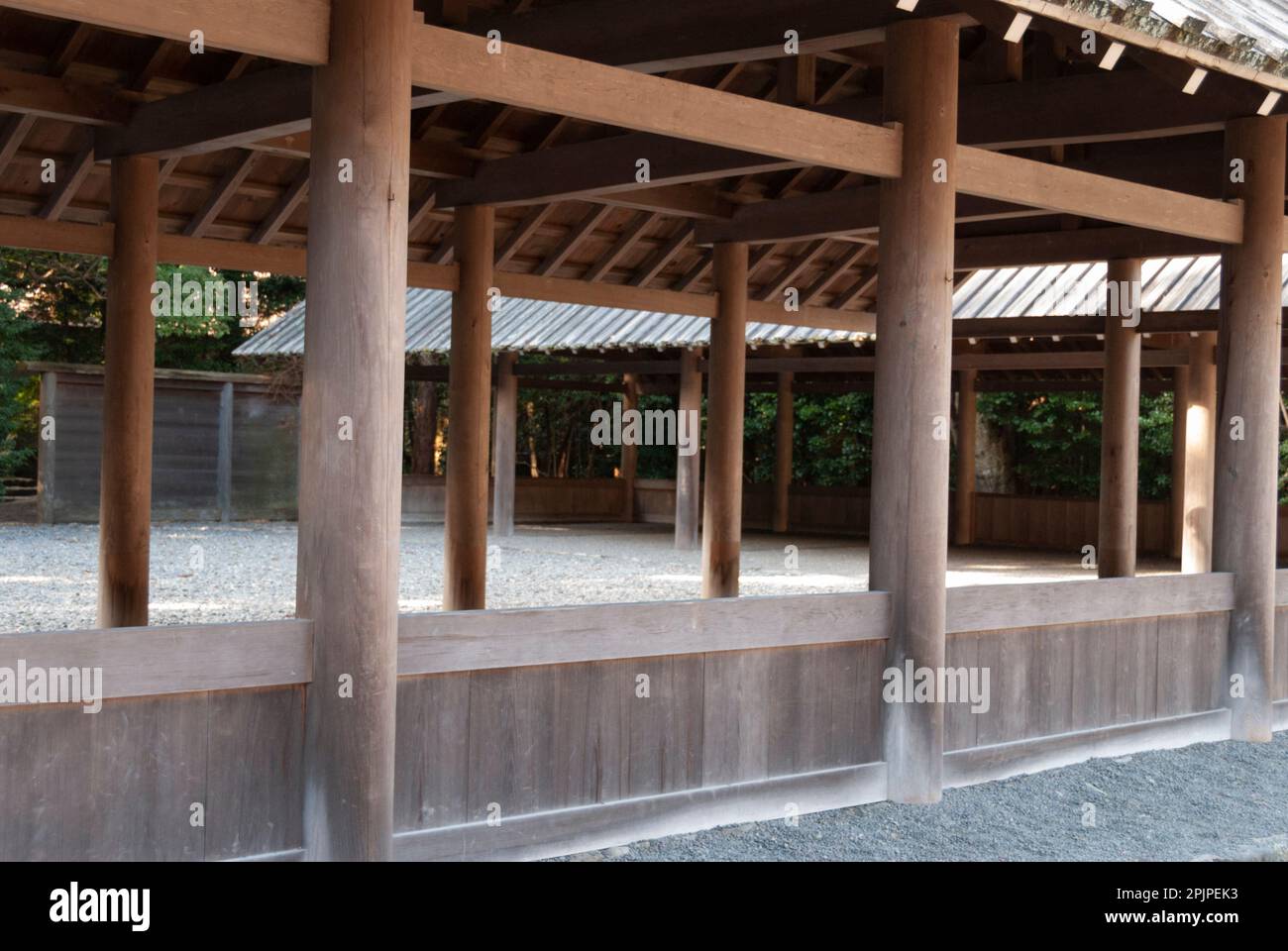 Shrine buildings near the Grand Shrine of Ise, Japan Stock Photo - Alamy
