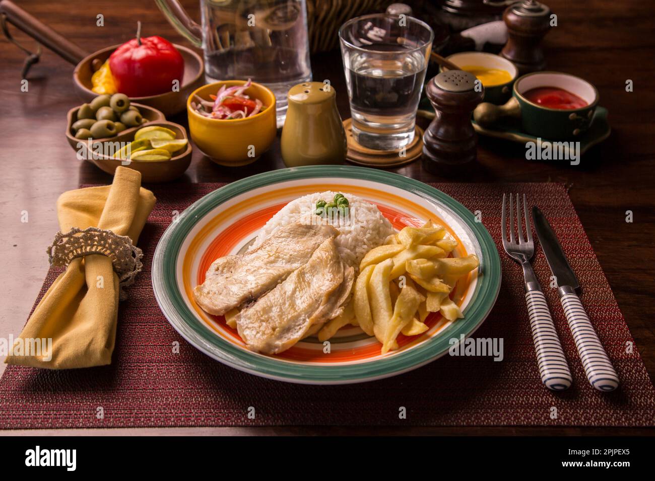 Peruvian food buffet table Assorted dishes gourmet cuisine Peru ...