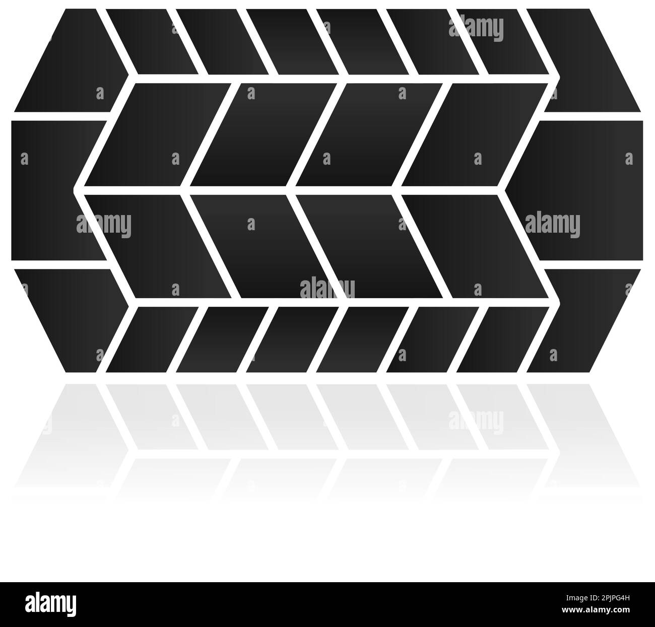 oblique square form collage concept, Vector rectangular collage mosaic ...