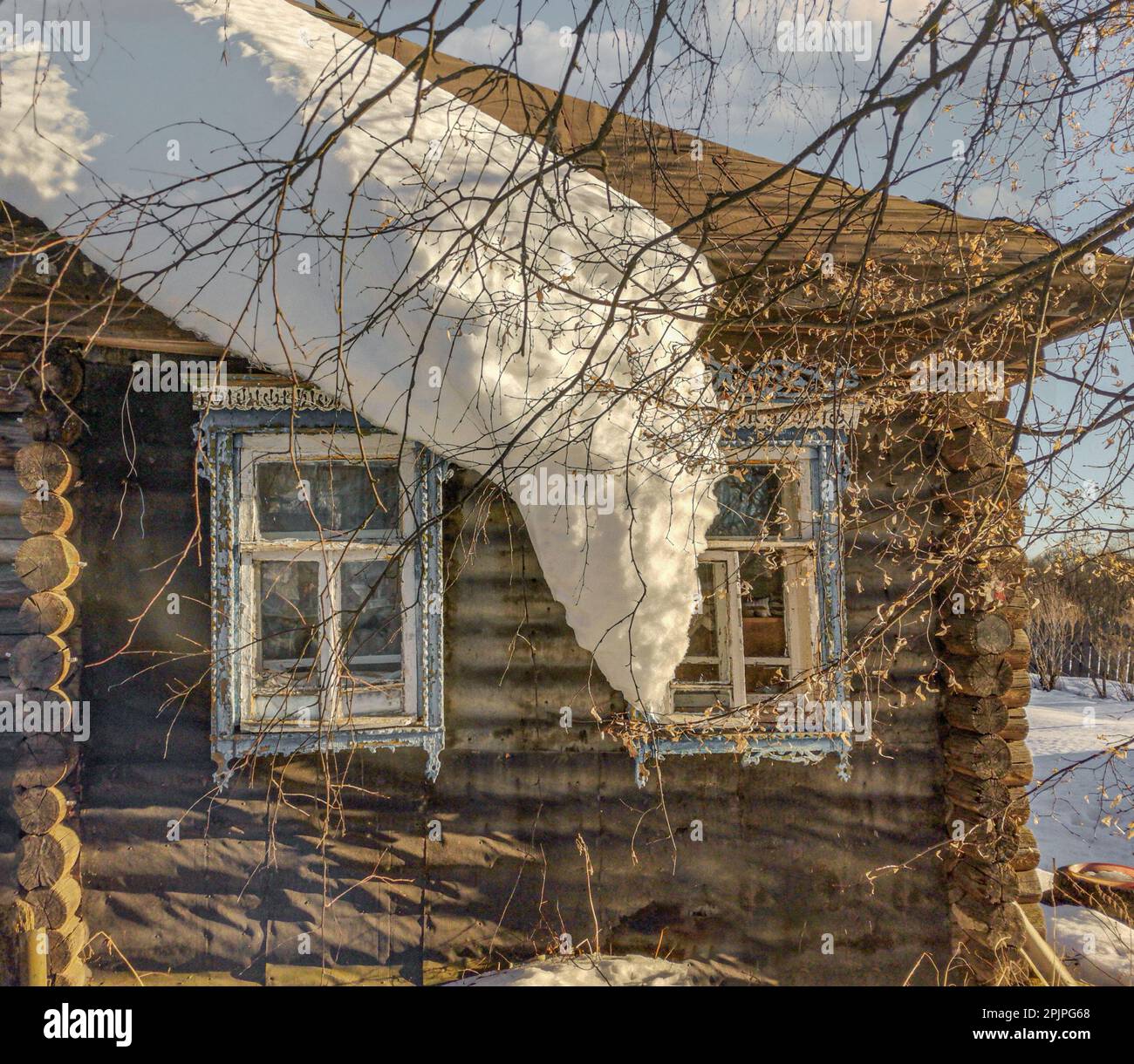 Russia. Spring landscape. Spring is a miracle, a unique sight that ...