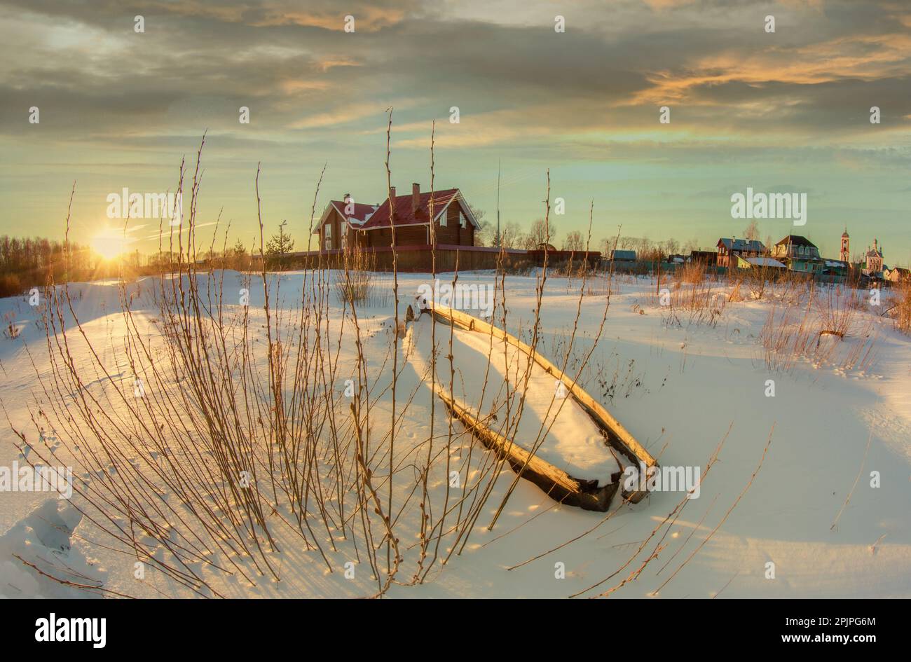 Russia. Spring landscape. Spring is a miracle, a unique sight that ...
