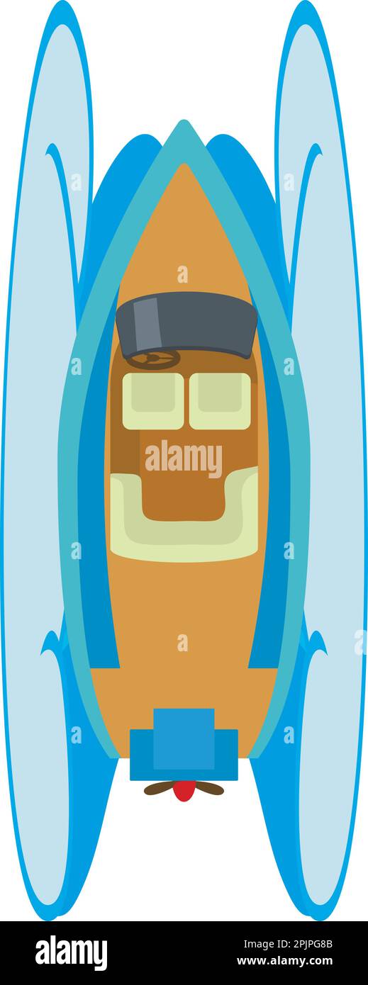 Motor boat icon isometric vector. New white modern speedboat under ...