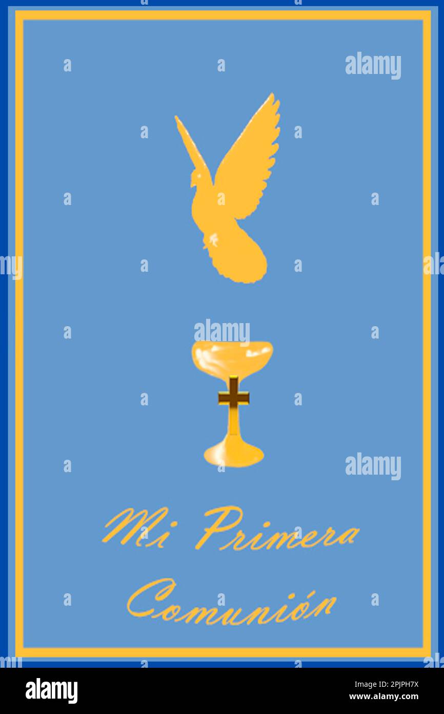 My First Communion, chirl, boy, Cross, Dove and Chalice, Remembrance of ...