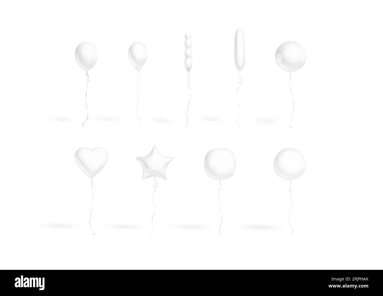 Empty long balloons Cut Out Stock Images & Pictures - Alamy