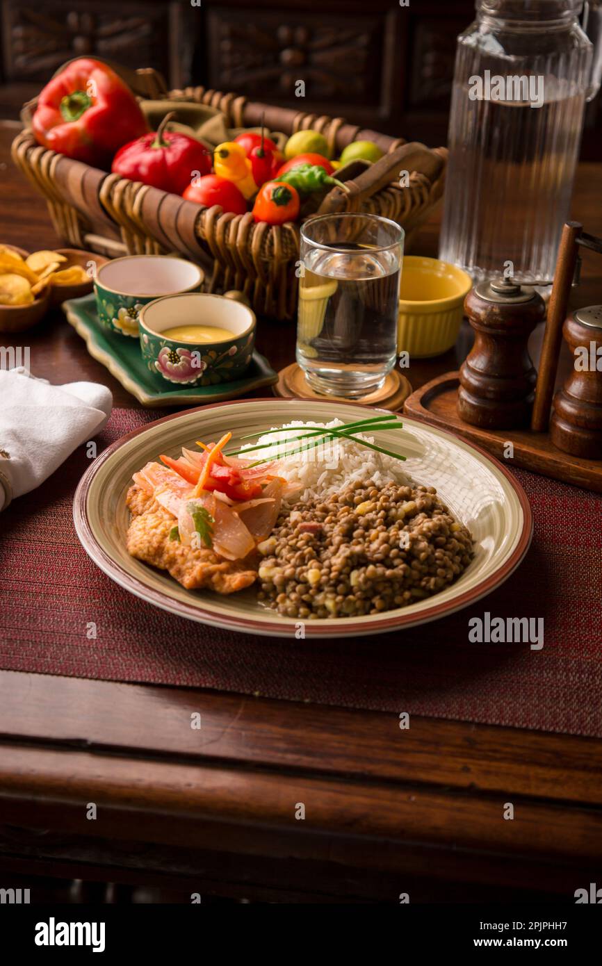 Peruvian food buffet table Assorted dishes gourmet cuisine Peru ...