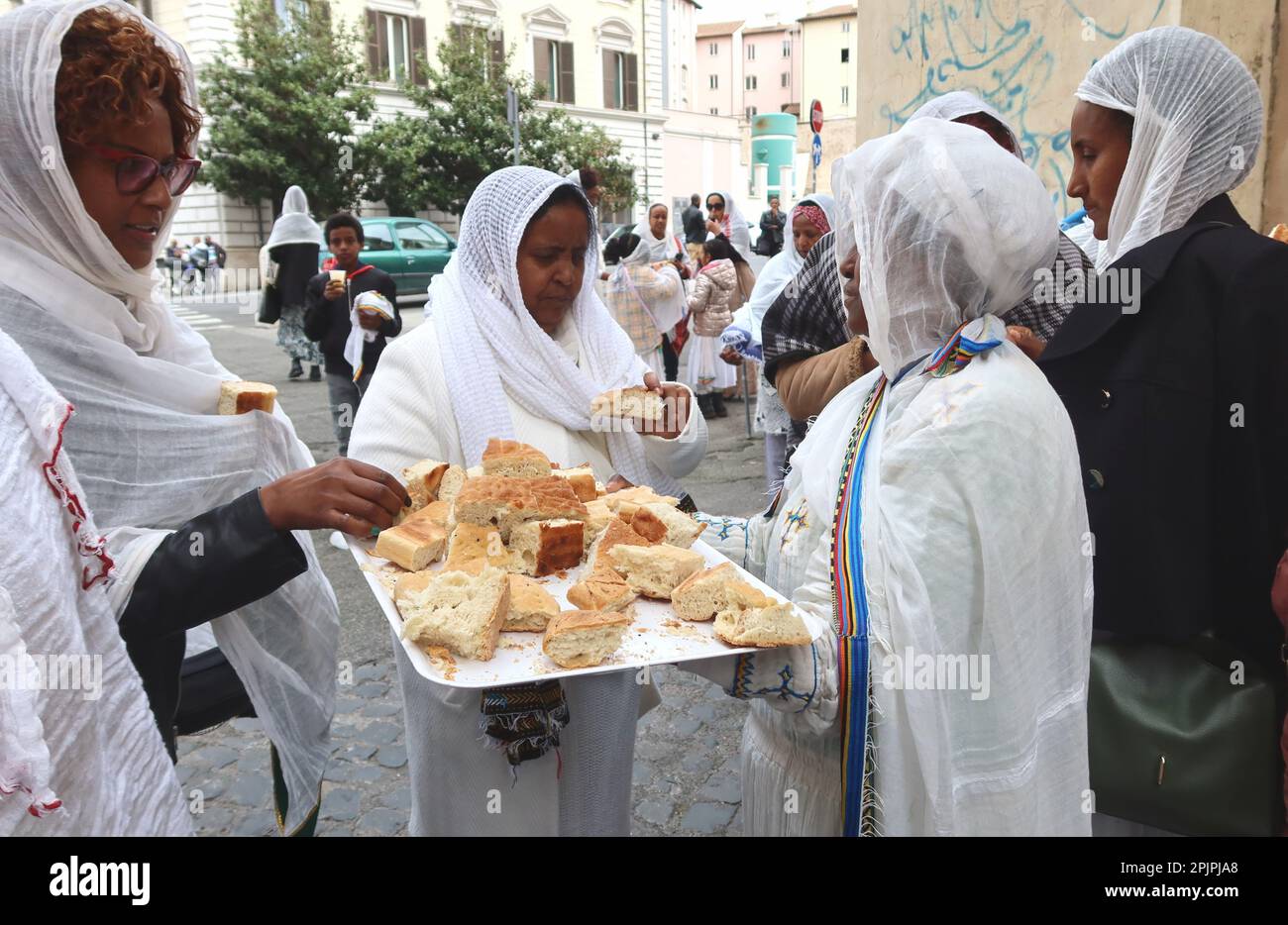 Rome, Italy. 02nd Apr, 2023. Ethiopian Orthodox Tewahedo community ...