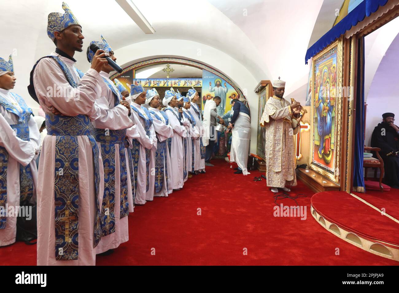 Rome, Italy. 02nd Apr, 2023. Ethiopian Orthodox Tewahedo community ...