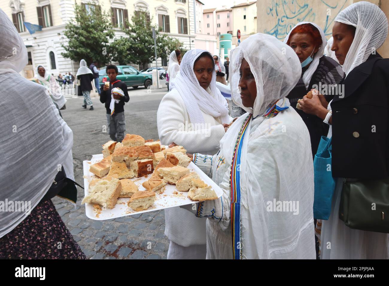 Rome, Italy. 02nd Apr, 2023. Ethiopian Orthodox Tewahedo community ...