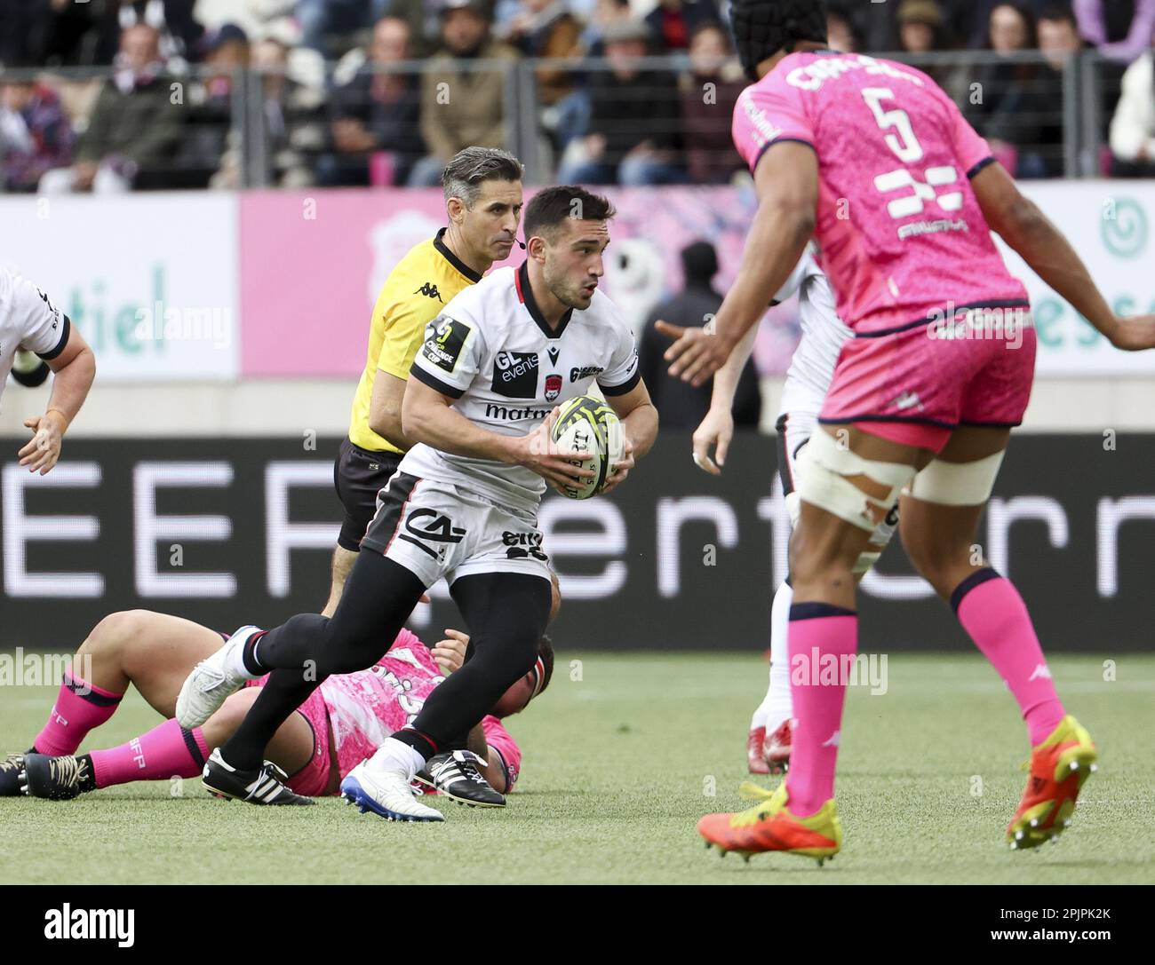 Baptiste Couilloud of Lyon during the EPCR Challenge Cup, Round of 16 ...