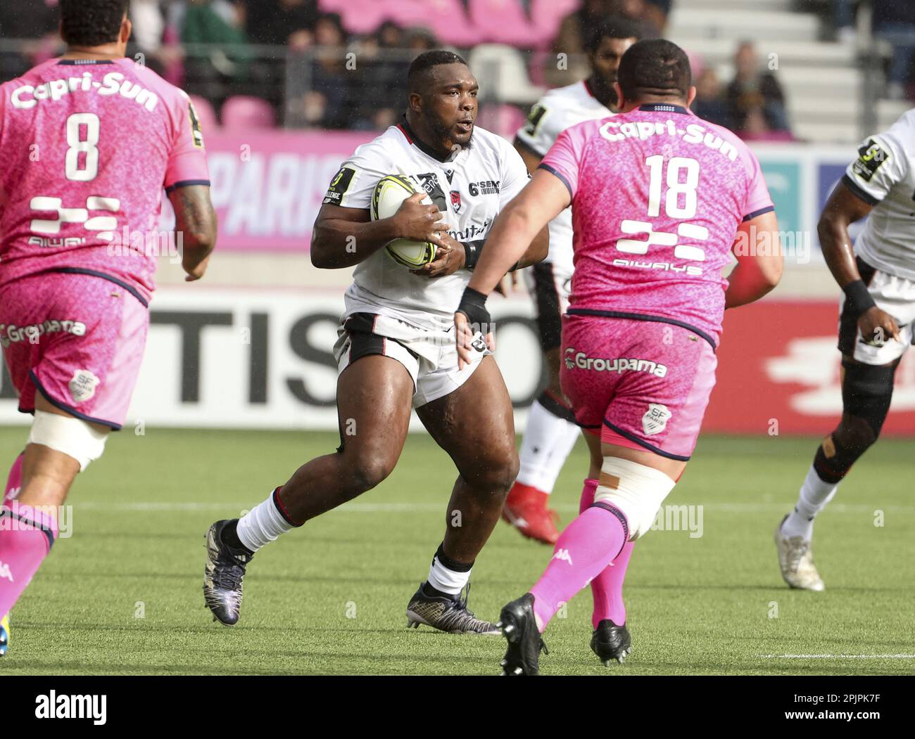 Demba Bamba of Lyon during the EPCR Challenge Cup, Round of 16, rugby ...