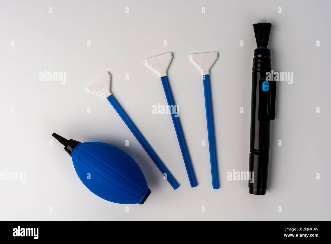 a set for cleaning the chamber from dirt. a purge bag, a mop Stock ...