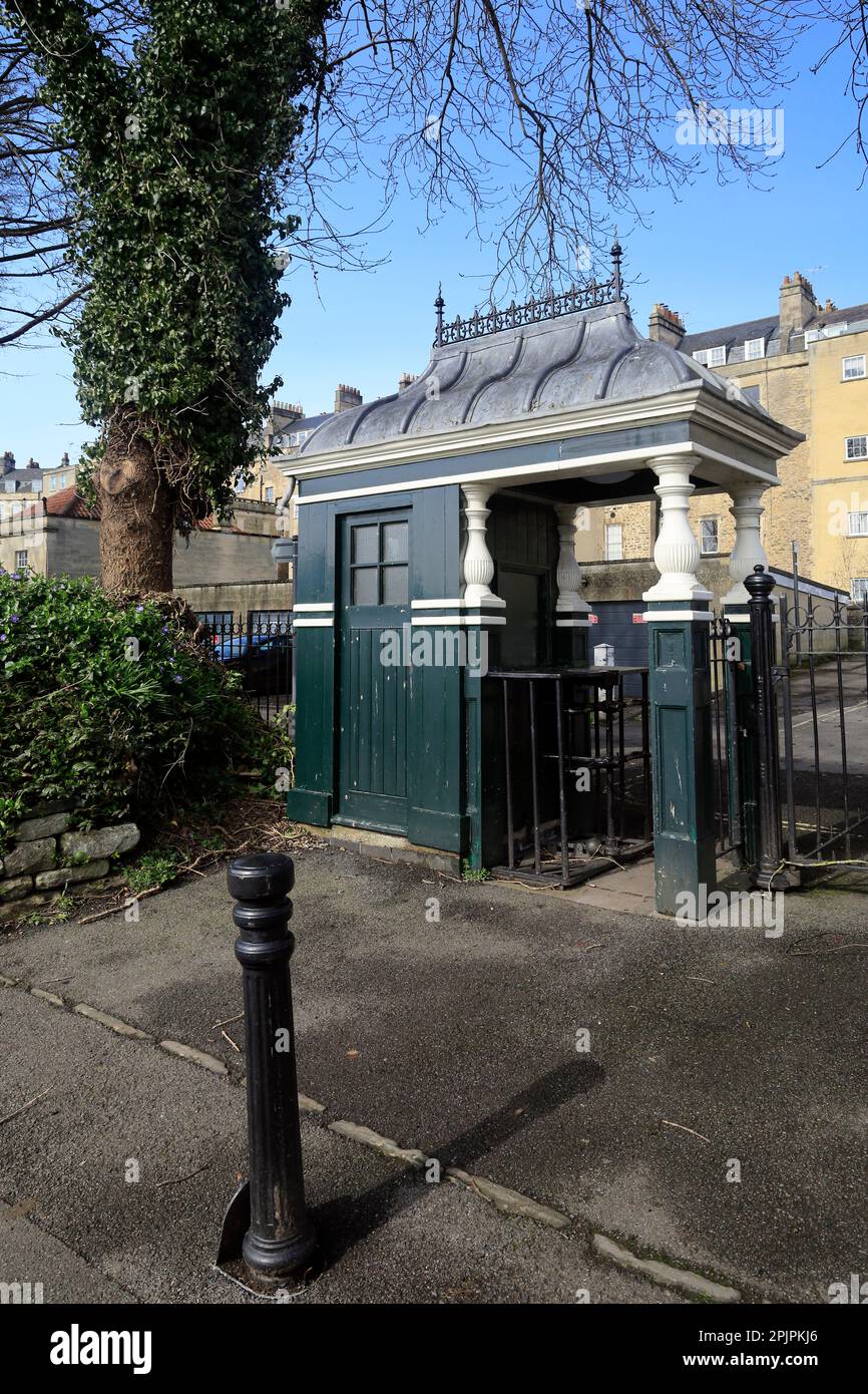 Old turnstile at Bath Recreation Ground, Somerset scenes. March 2023 ...