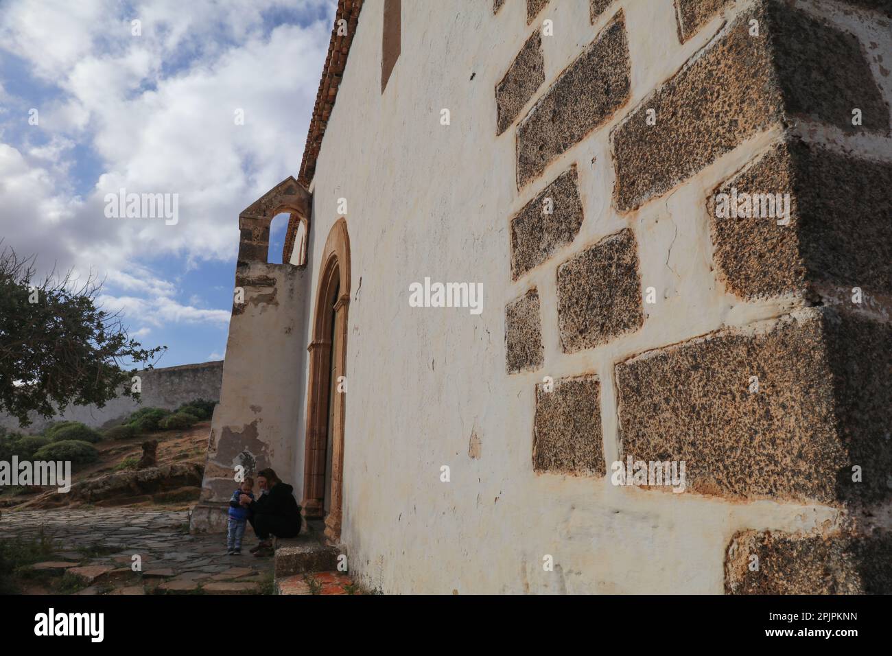 Fuerteventura, Canary island, Spain - Jan 22, 2023: typical medieval ...