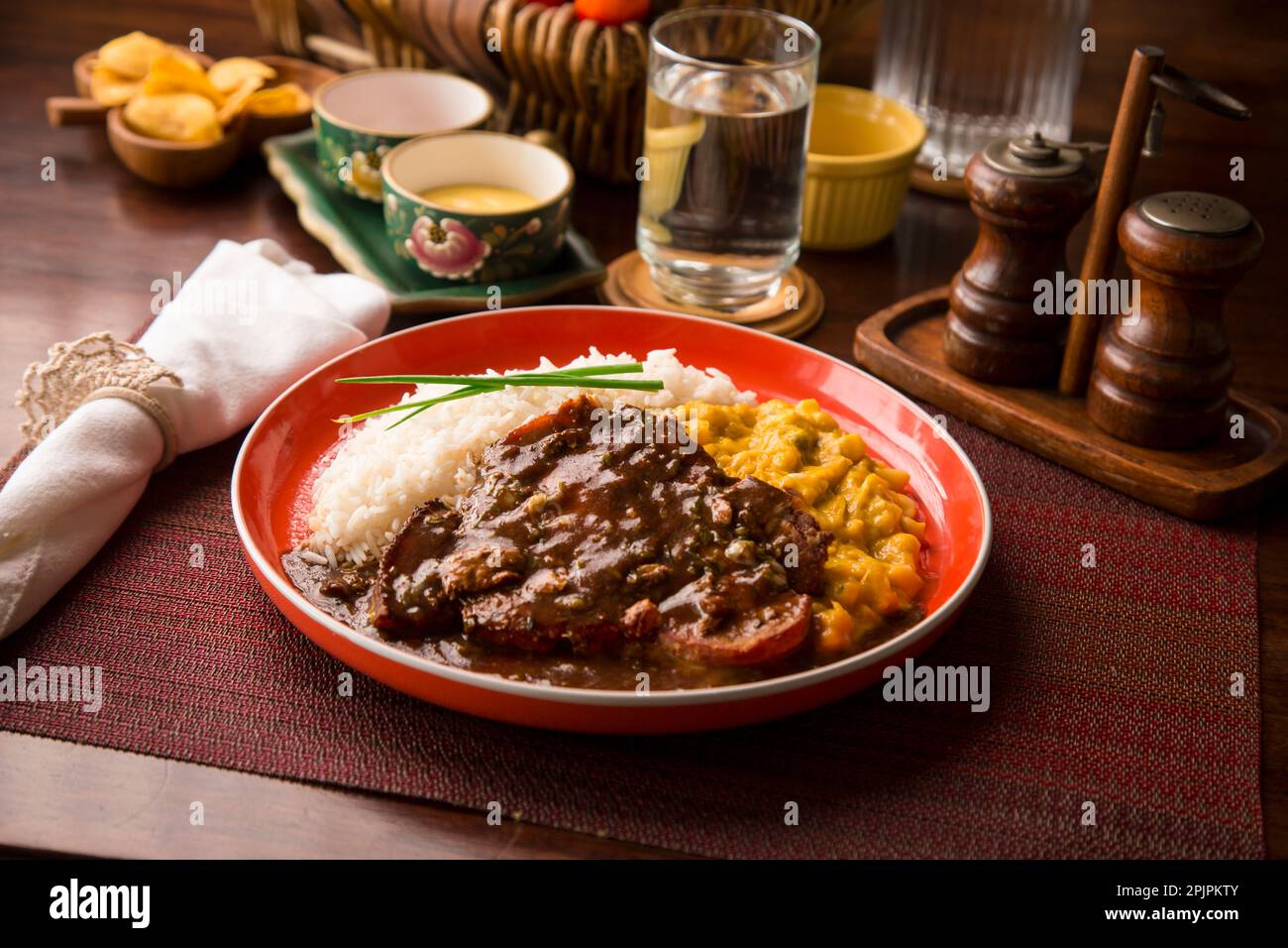 Peruvian food buffet table Assorted dishes gourmet cuisine Peru ...