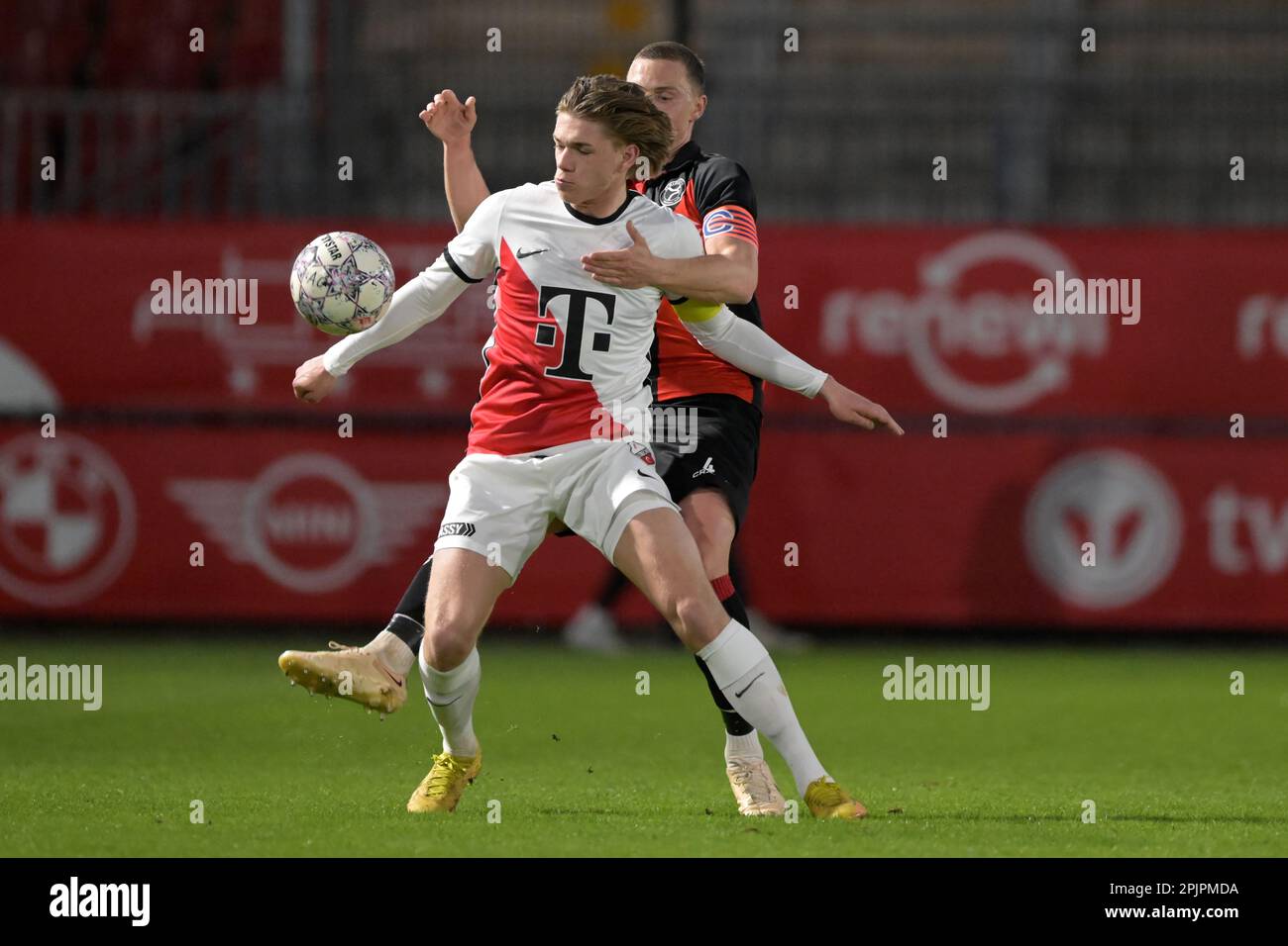 ALMERE - (lr) Mees Rijks of Jong FC Utrecht, Damian van Bruggen of ...