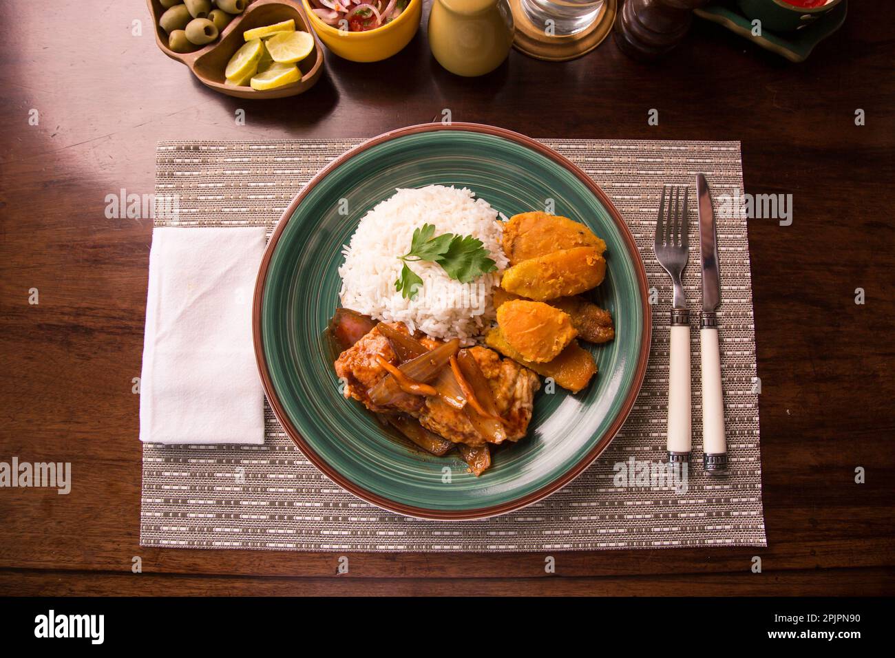 Peruvian food buffet table Assorted dishes gourmet cuisine Peru ...