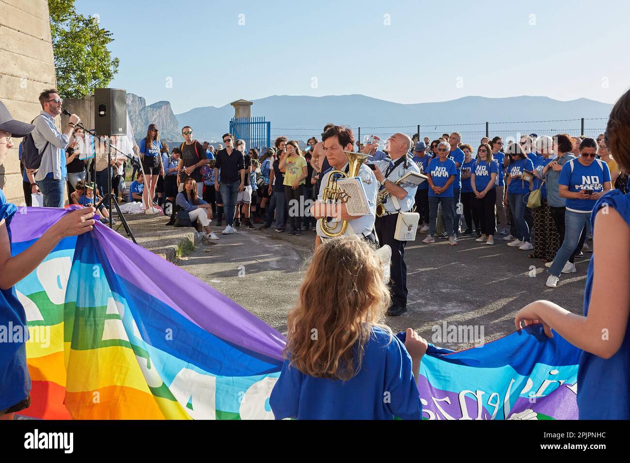 Palermo, Sicily, Italy. 21st May, 2022. Thirty years ago, the Sicilian ...