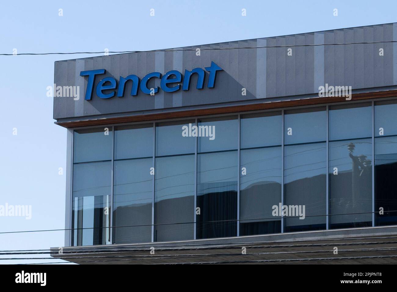 Los Angeles, California, USA. 26th Mar, 2023. Tencent offices in Playa ...