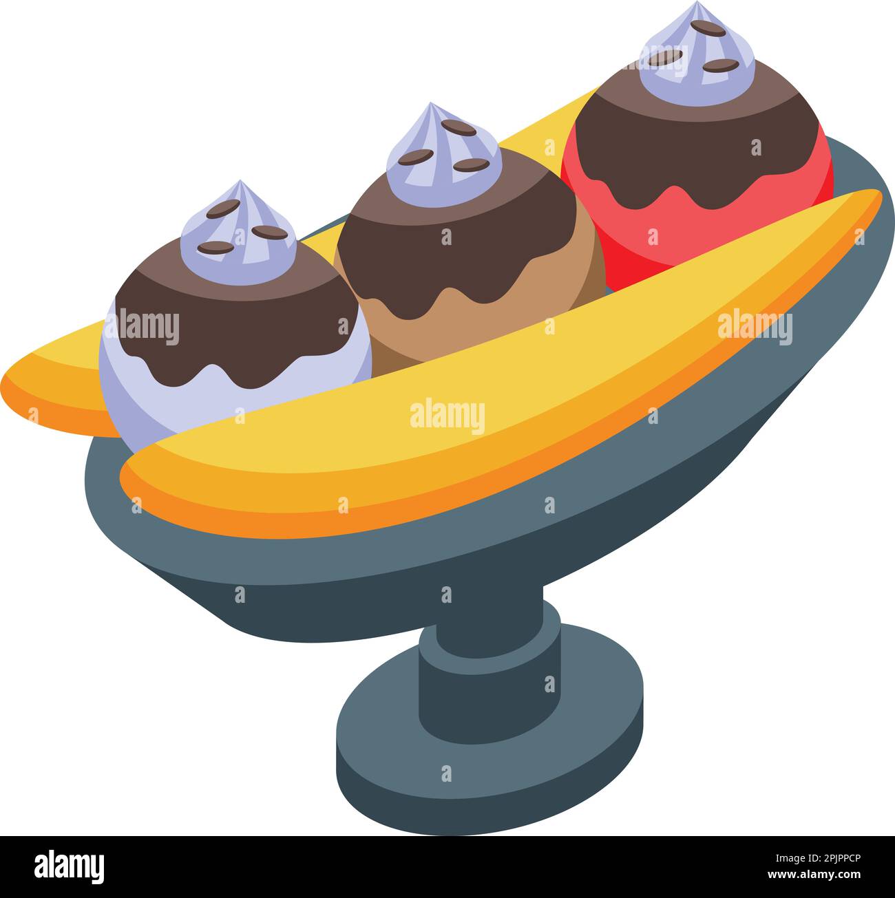 Banana Split Vector