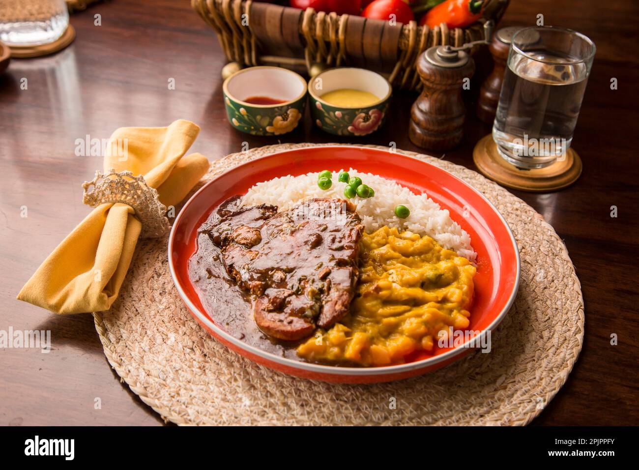 Peruvian food buffet table Assorted dishes gourmet cuisine Peru ...