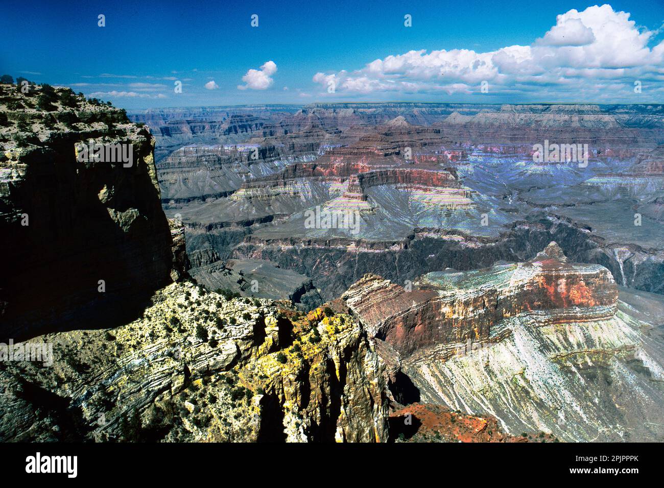 Grand Canyon of the Colorado, Arizona, view from the South Rim Stock ...