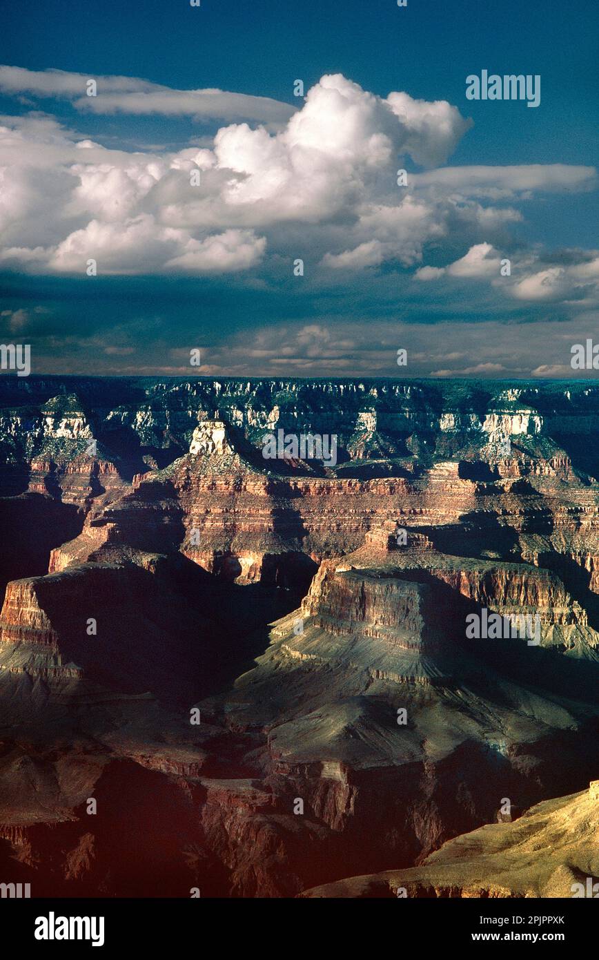 Grand Canyon of the Colorado, Arizona, view from the South Rim Stock ...
